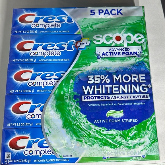 Crest | Bath & Body | 5x Crest Complete Whitening Scope Active Foam ...